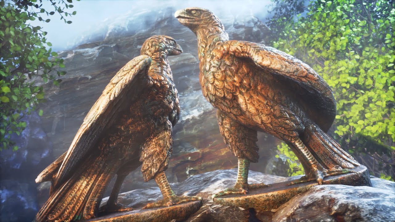 Weathered Copper Eagles - U-RENDER Showcase - YouTube