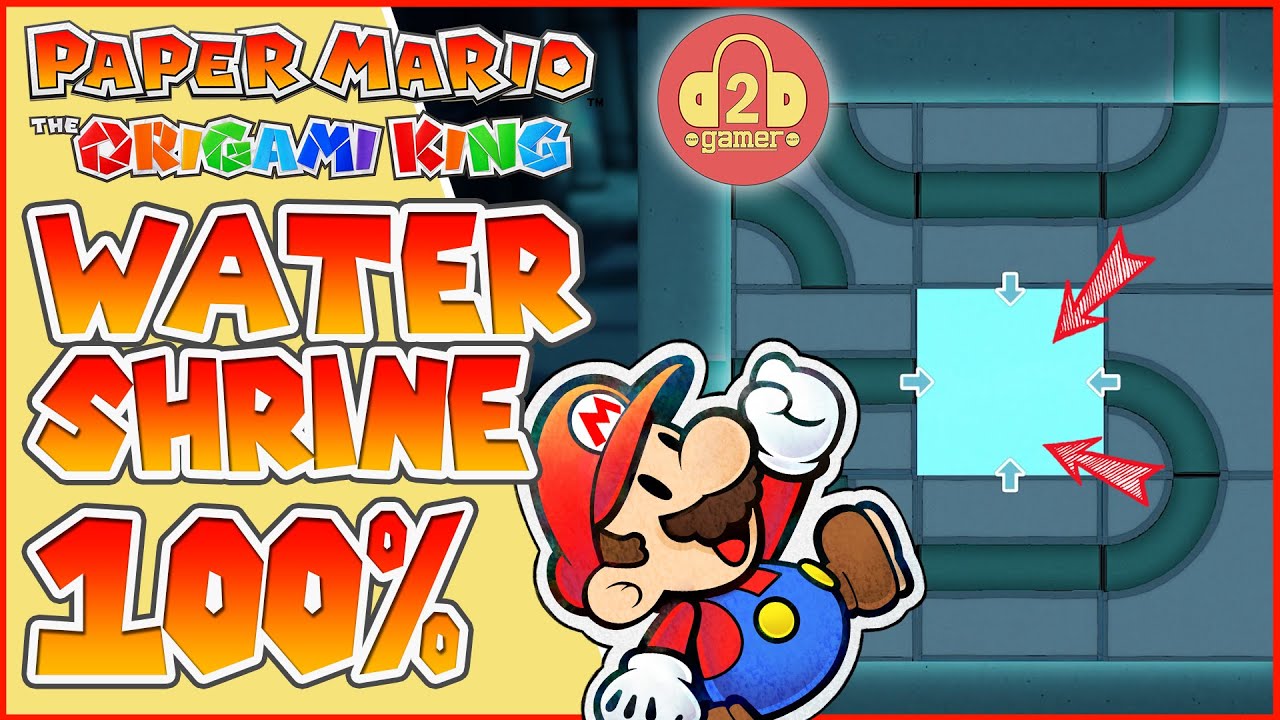 100% Water Shrine Guide (Including BOTH PANEL PUZZLES!) | Paper Mario ...