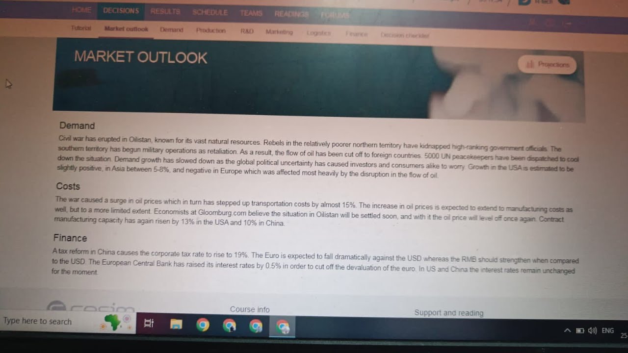 CESIM global challenge step by step guide - YouTube