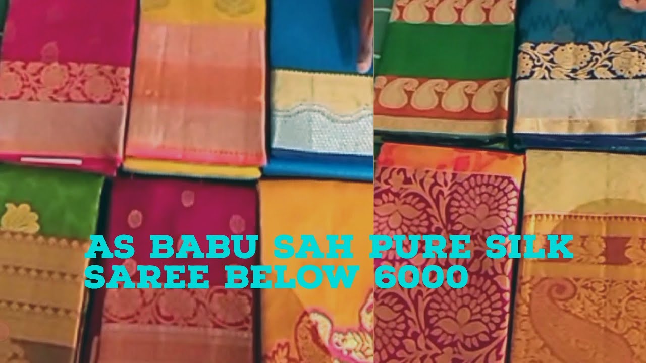 Kanchipuram AS Babu Sah | Silk Saree - YouTube