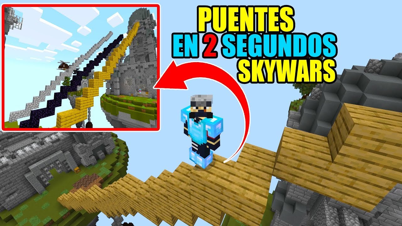 SKYWARS - COMO HACER FAST BRIDGE EN 2 SEGUNDOS - EL PUENTE MAS RAPIDO ...