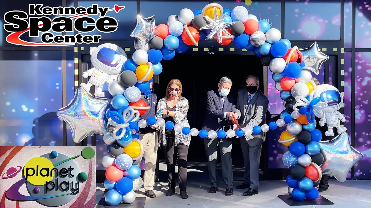 Planet Play GRAND OPENING - Kennedy Space Center Visitor Complex - YouTube