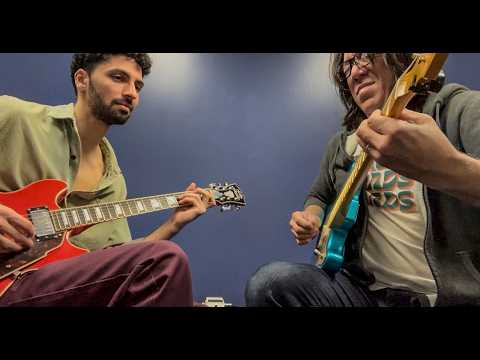 Jamming with My Berklee guitar student Yoav Mizrahi