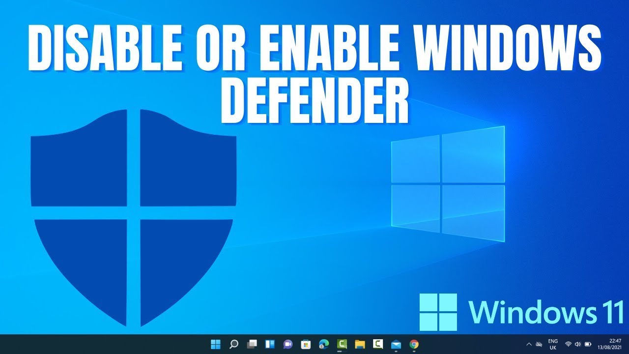 🔒 How to Enable or Disable Windows Defender on Windows 10/11 | Quick ...