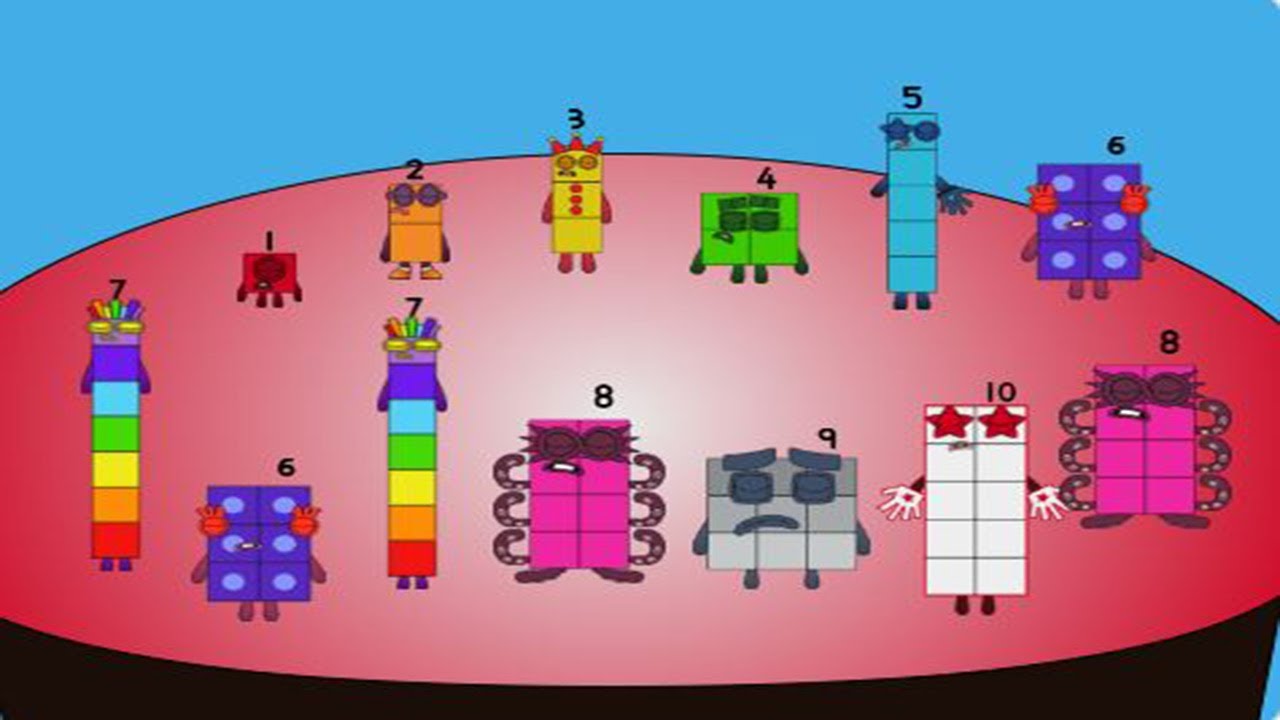 Numberblocks Party | Numberblocks Band 1-10 but Block size fits to ...