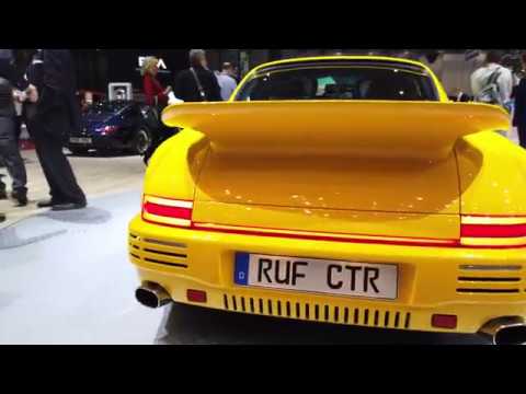 [4k 60p] Ruf CTR Anniversary CTR 2017 Production Version exterior and ...