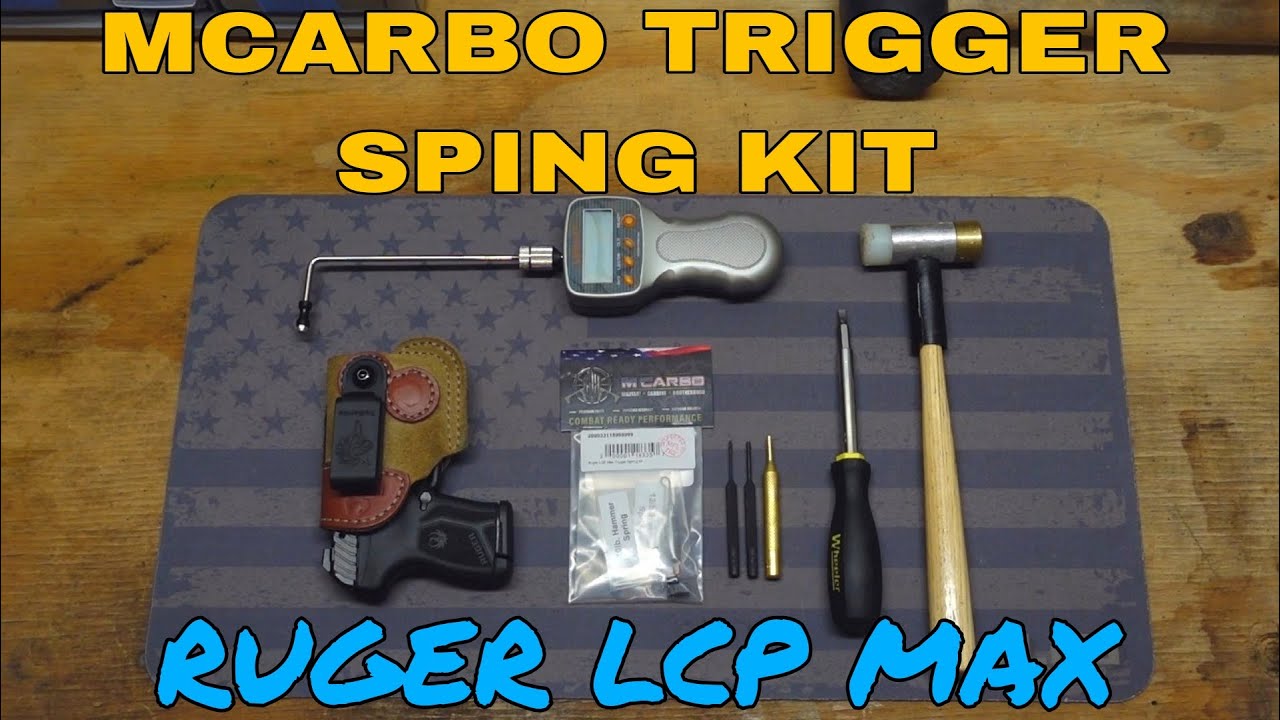 MCARBO Trigger Spring Kit for the Ruger LCP Max - YouTube