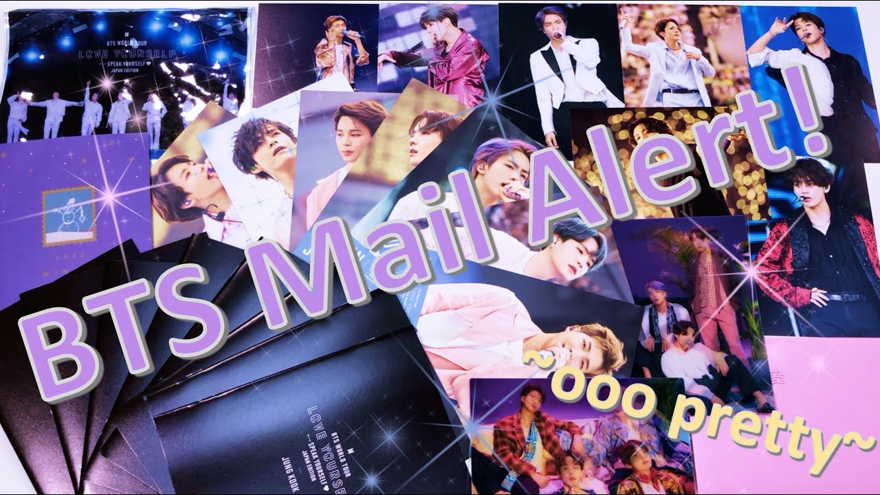 💌 BTS Mail!! -Japan Merch, JK pcs! 💌 - YouTube