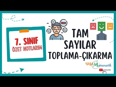 Tam Sayılar İle Toplama ve Çıkarma / 7. Sınıf Özet Konu Anlatım