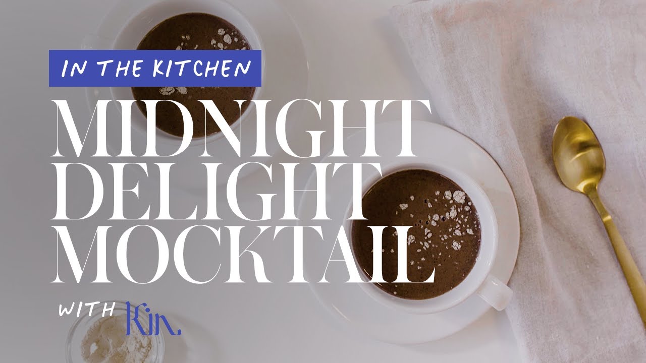 In The Kitchen: Midnight Delight Mocktail Featuring Kin Euphorics - YouTube