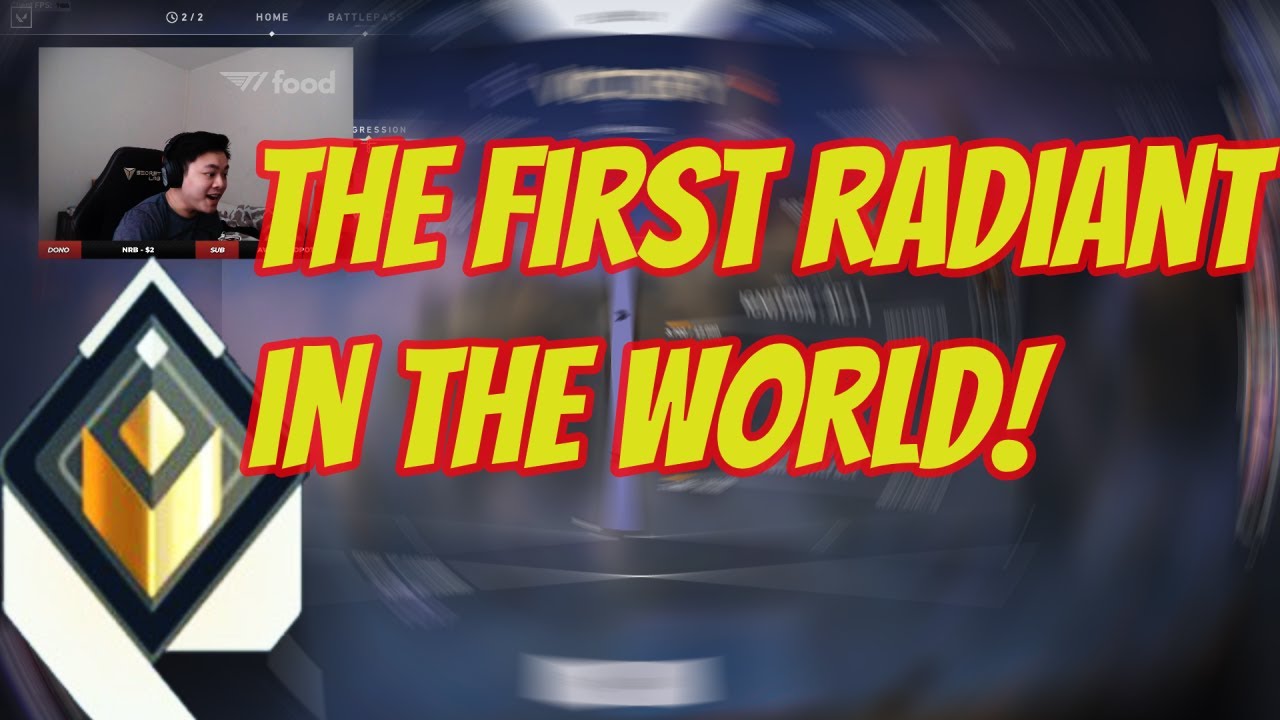 WORLD'S FIRST RADIANT (Valorant Best & Funny Moments) - YouTube