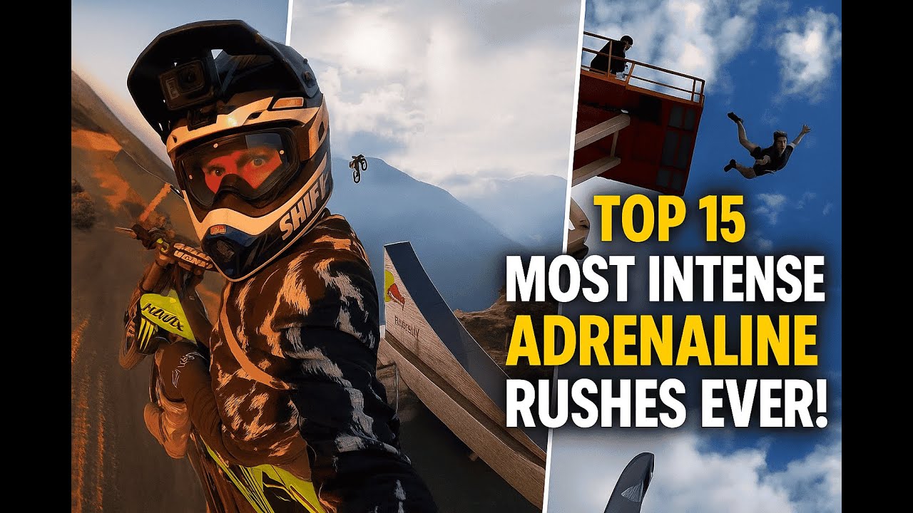 Top 15 Most Intense Adrenaline Rush Moments - YouTube