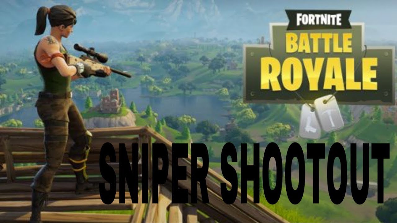 SNIPER SHOOTOUT??? (Fortnite Battle Royal) - YouTube