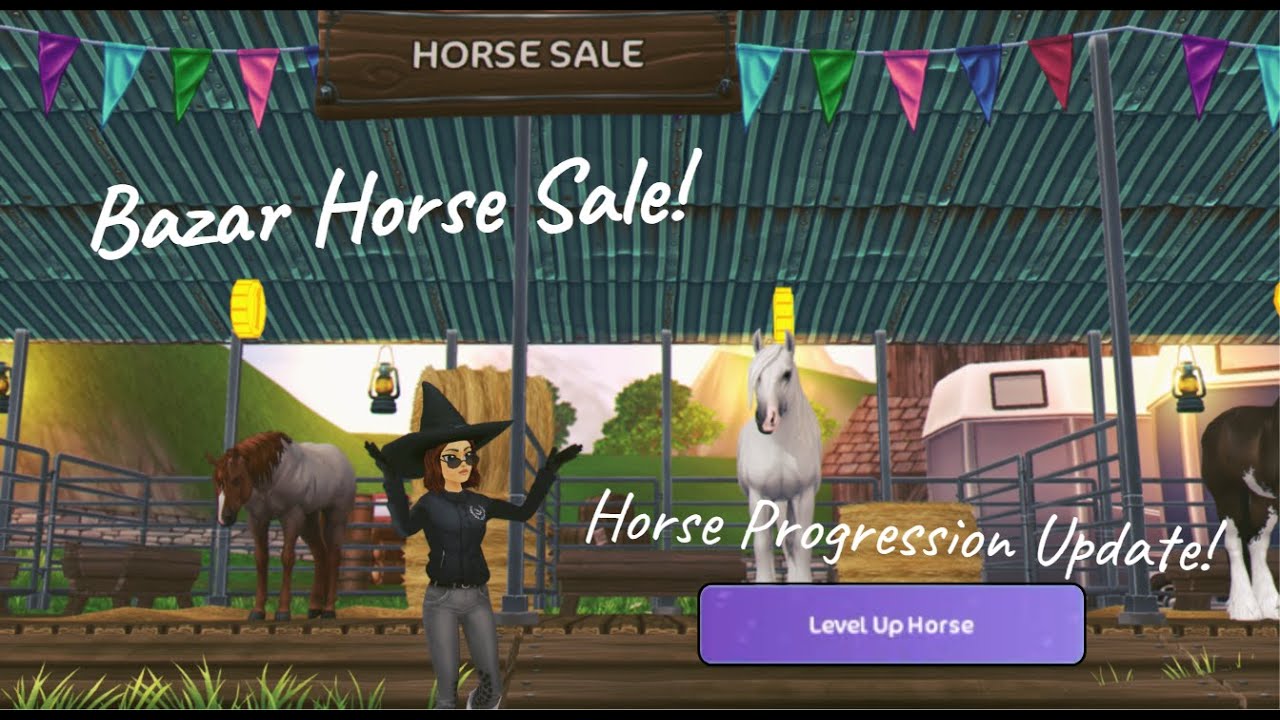 Horse Progression Update and Bazaar Horse Sale | SSO - YouTube