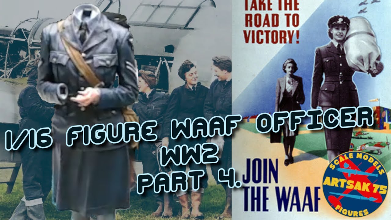 RESIN FIGURE WAAF OFFICIAL 1/16 SCALE PART 4. / OFICIAL DE LA WAAF ...