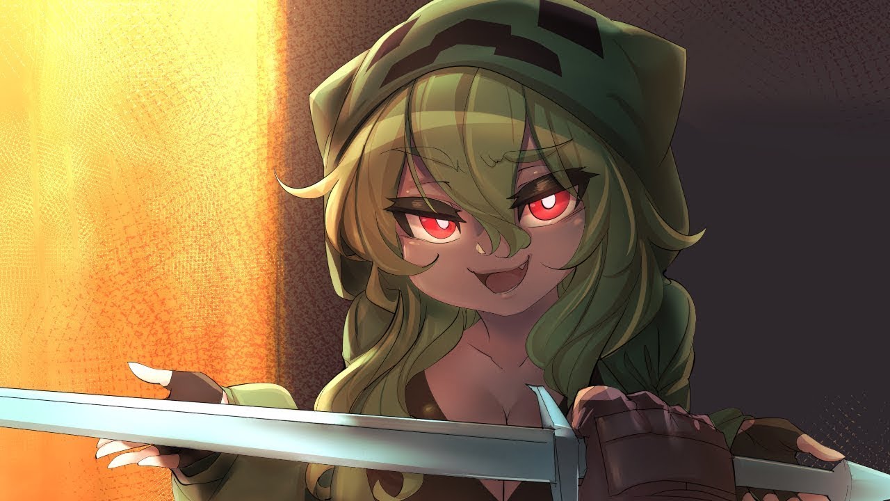 КРИПЕРША И АЛМАЗНЫЙ МЕЧ СТИВА! (MINECRAFT 💚 ANIME) | РУССКИЙ ДУБЛЯЖ ...
