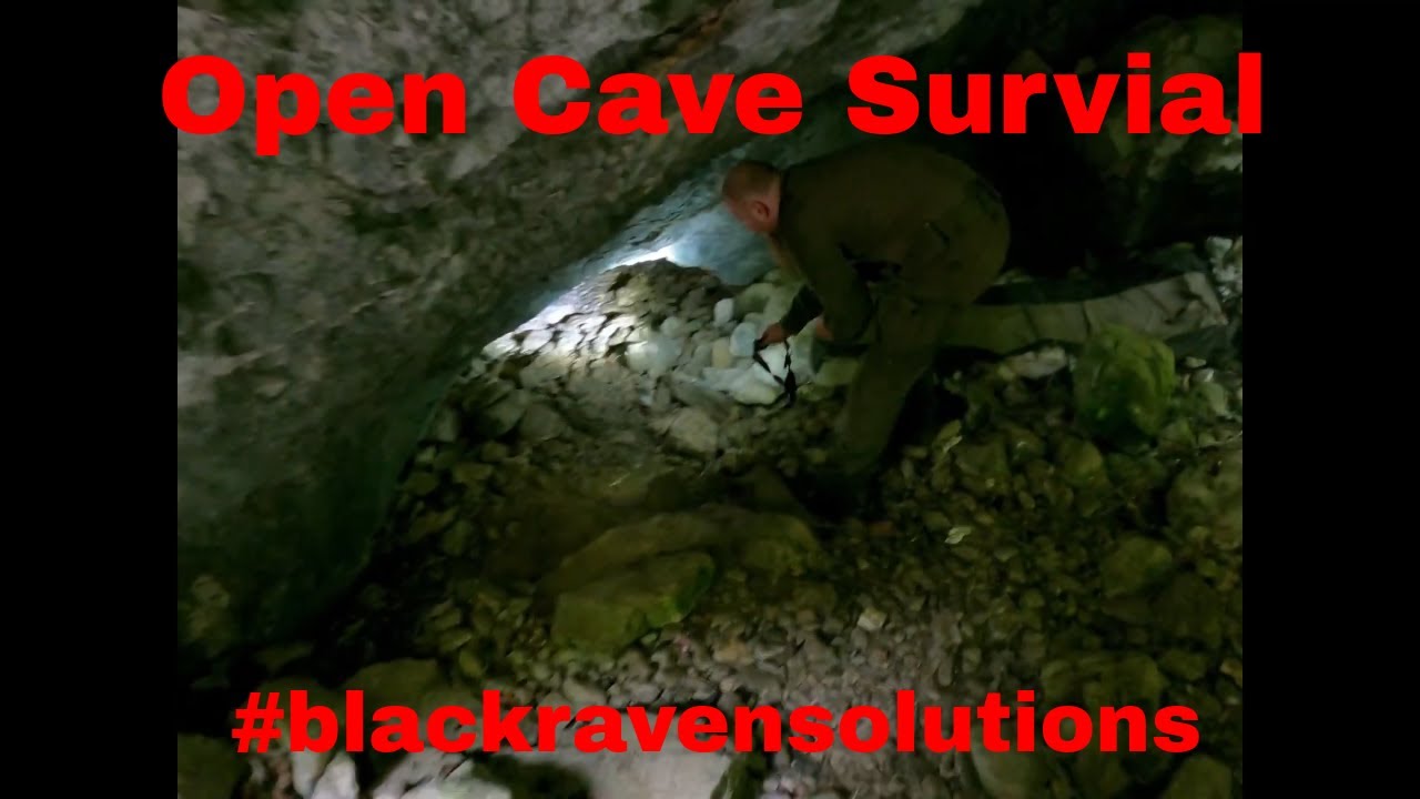 Open Cave Survival Weekend #blackravensolutions #wilderness #cave # ...