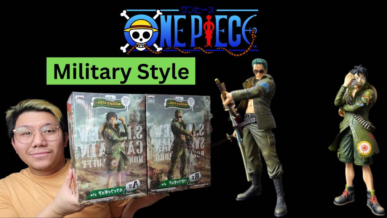 Unboxing One Piece Ichiban Kuji Military Style - YouTube