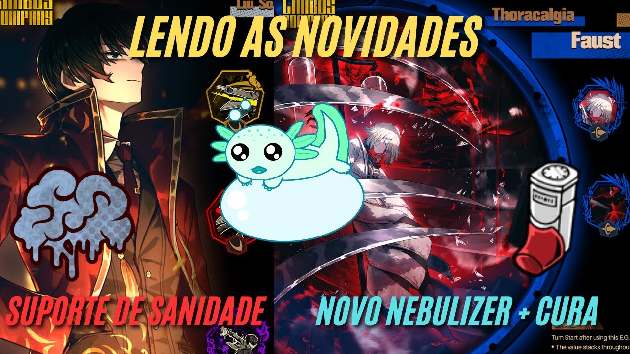 Lendo o kit da ID Liu Yi Sang e do EGO Thoracalgia Faust em Limbus ...