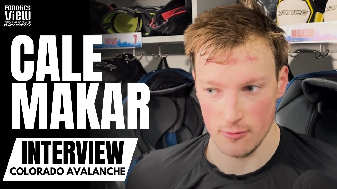 Cale Makar Discusses Colorado Avalanche vs. Dallas Stars Series & Gravity of Game 7 Matchup ...