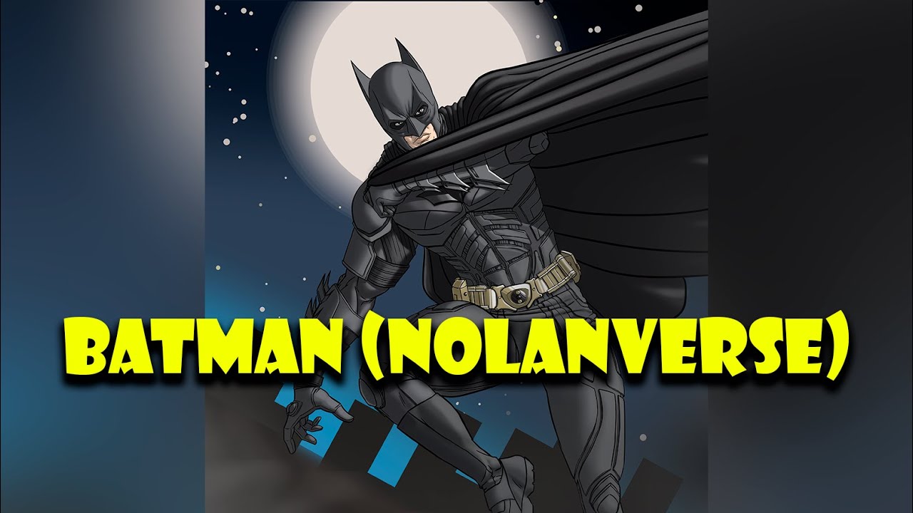 BATMAN (NOLANVERSE) Speed Drawing - YouTube