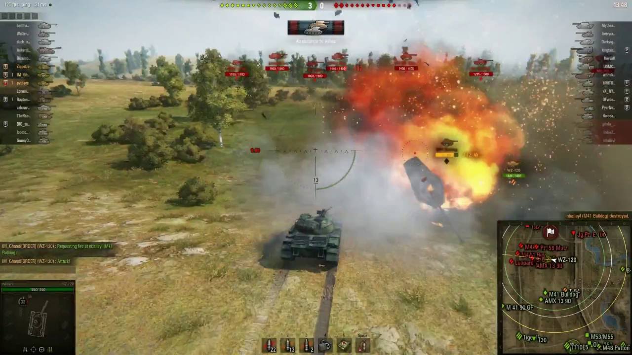 World of Tanks - WZ 120 Wolf Pack - YouTube