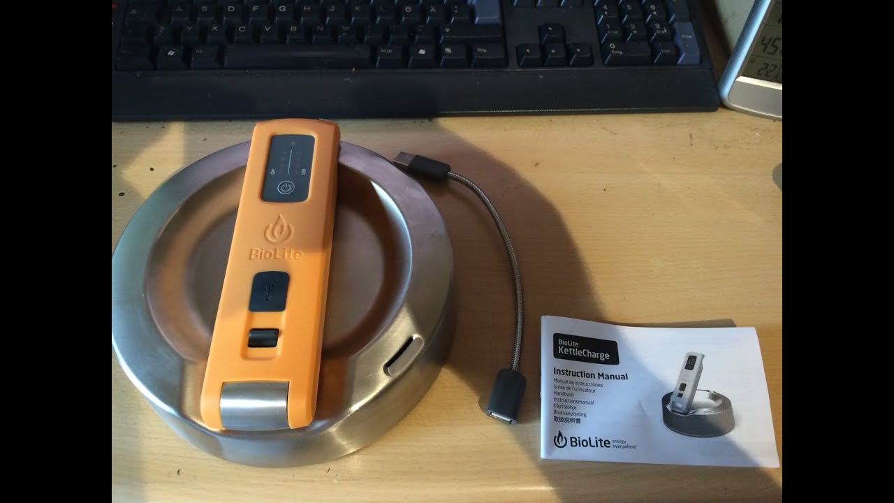 BioLite Kettle Charge - Power for charge USB Equipment with heat or ...