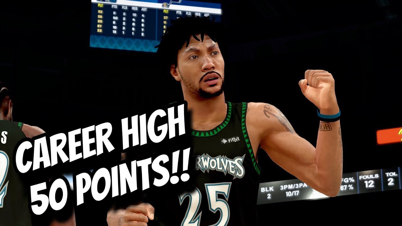 Derrick Rose Full Highlights vs Jazz (10.31.2018) Career High 50 Points ...