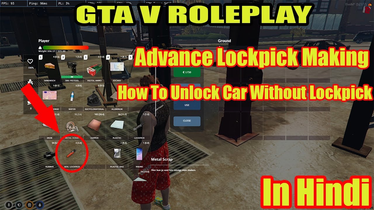Advance Lockpick Kaise Banaye | Without Lockpick Car Kaise Le | GTA V ...