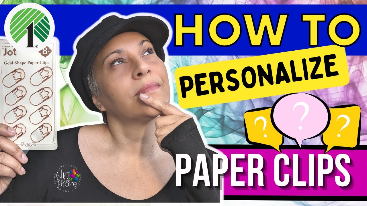 HOW to Personalize Dollar Tree Paper Clips with Resin | Resin Ideas ...