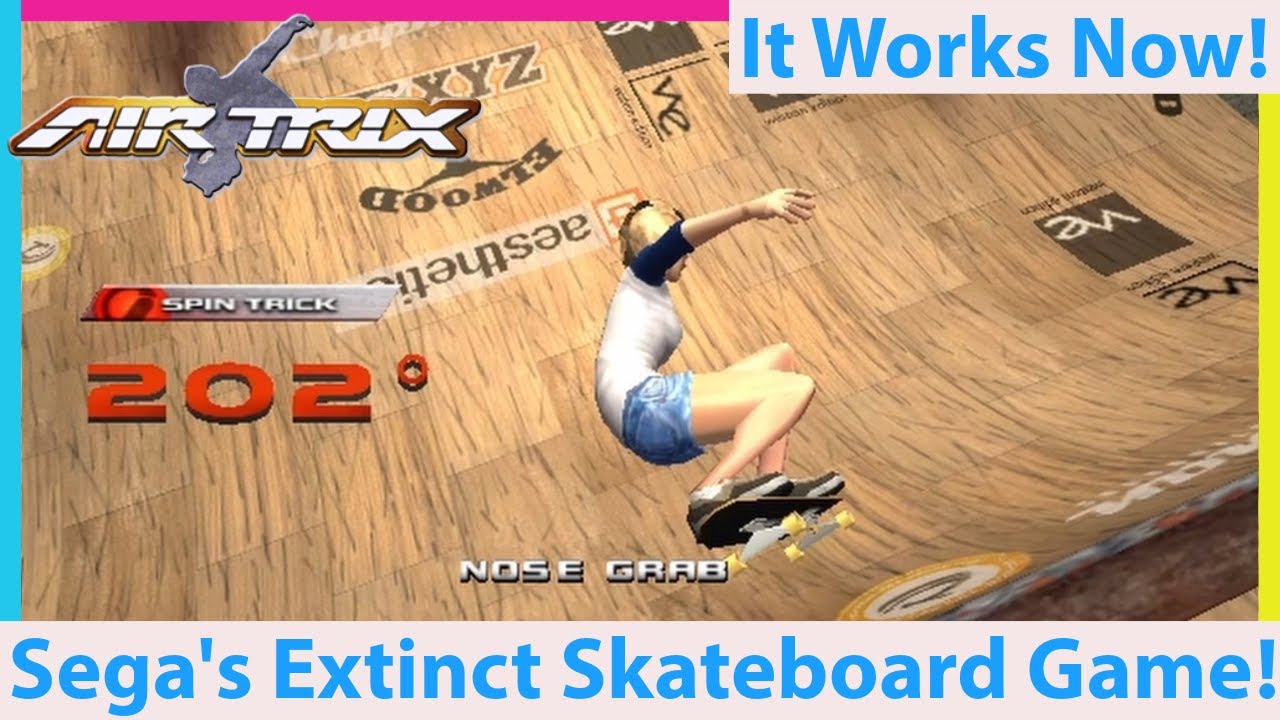 Air Trix Finally Fully Playable! Sega's Lost Arcade Game - YouTube