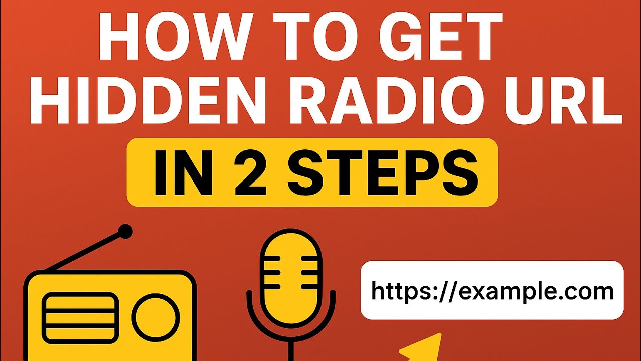 How to get hidden live radio url in 2steps - YouTube