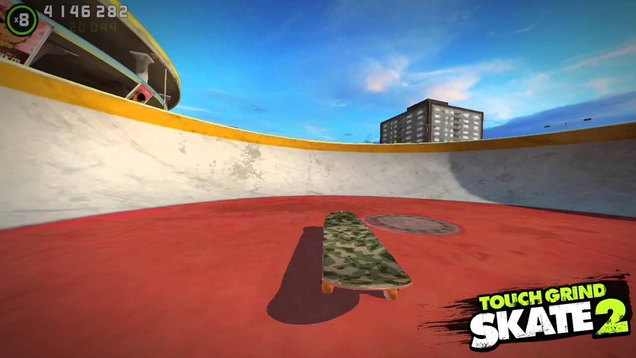 Touchgrind Skate 2: My touch grind high score line - YouTube
