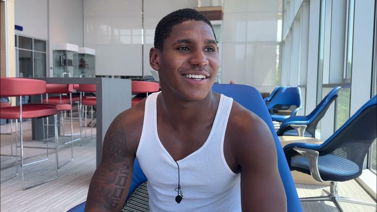 Boise State freshman running back Sire Gaines' first interview since arriving on campus - YouTube