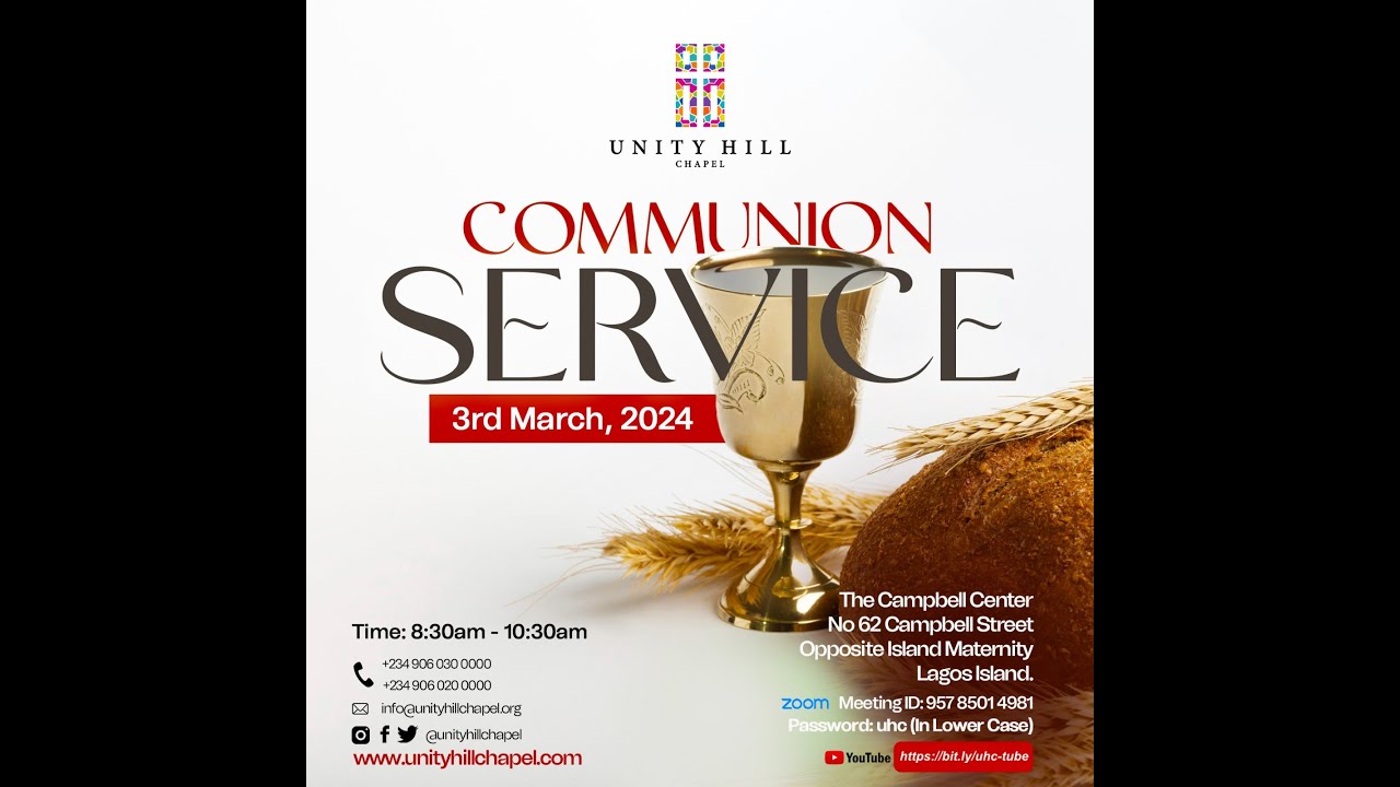 Communion Service | Pastor Tolu Ojo | Sunday, 3rd March 2024 - YouTube