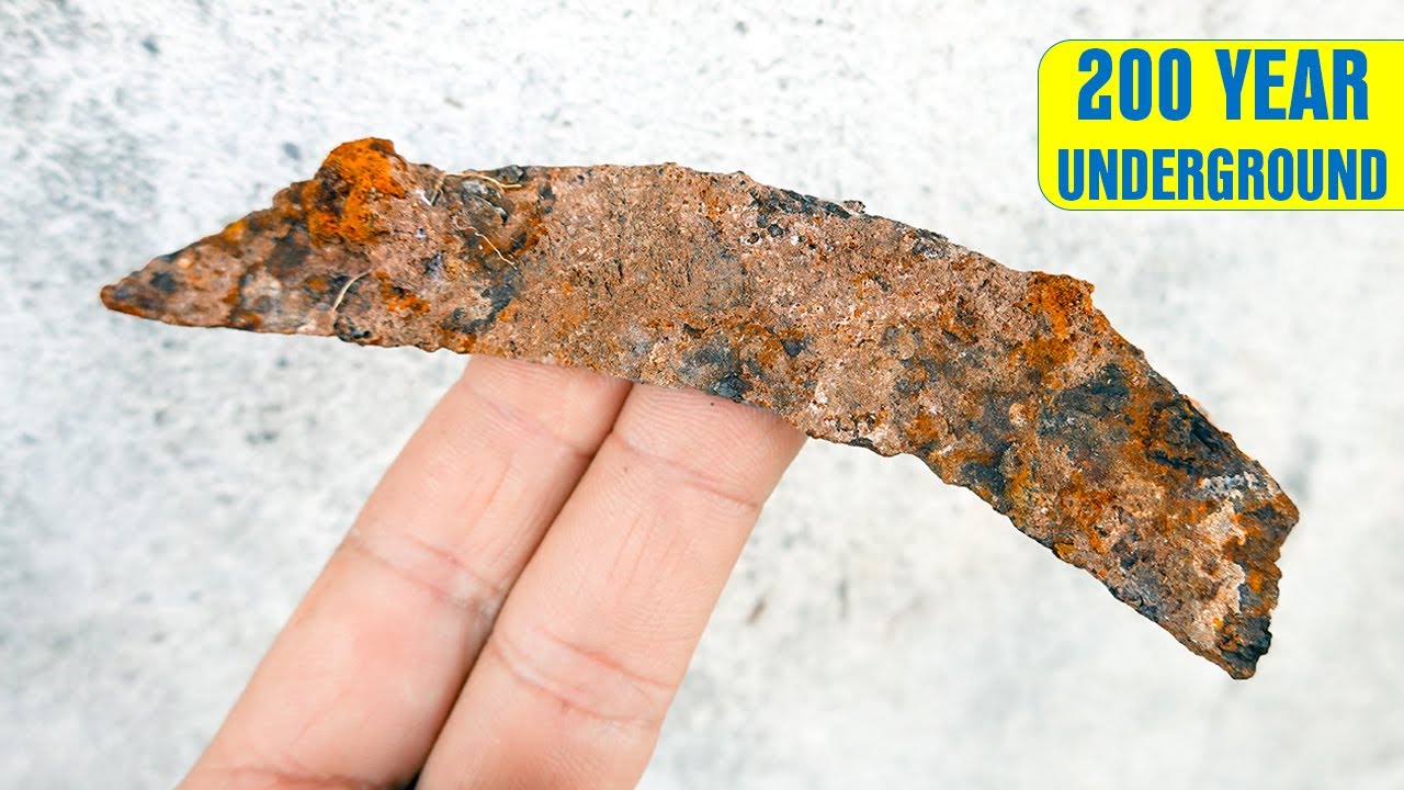 Very Rusty Antique Karambit Knife Restoration. Is It Real?! - YouTube