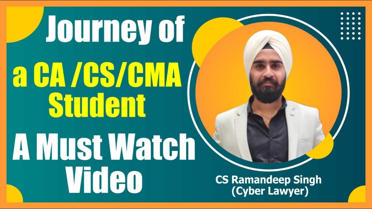 JOURNEY OF A CA/ CS/ CMA STUDENT - A MUST WATCH VIDEO - YouTube