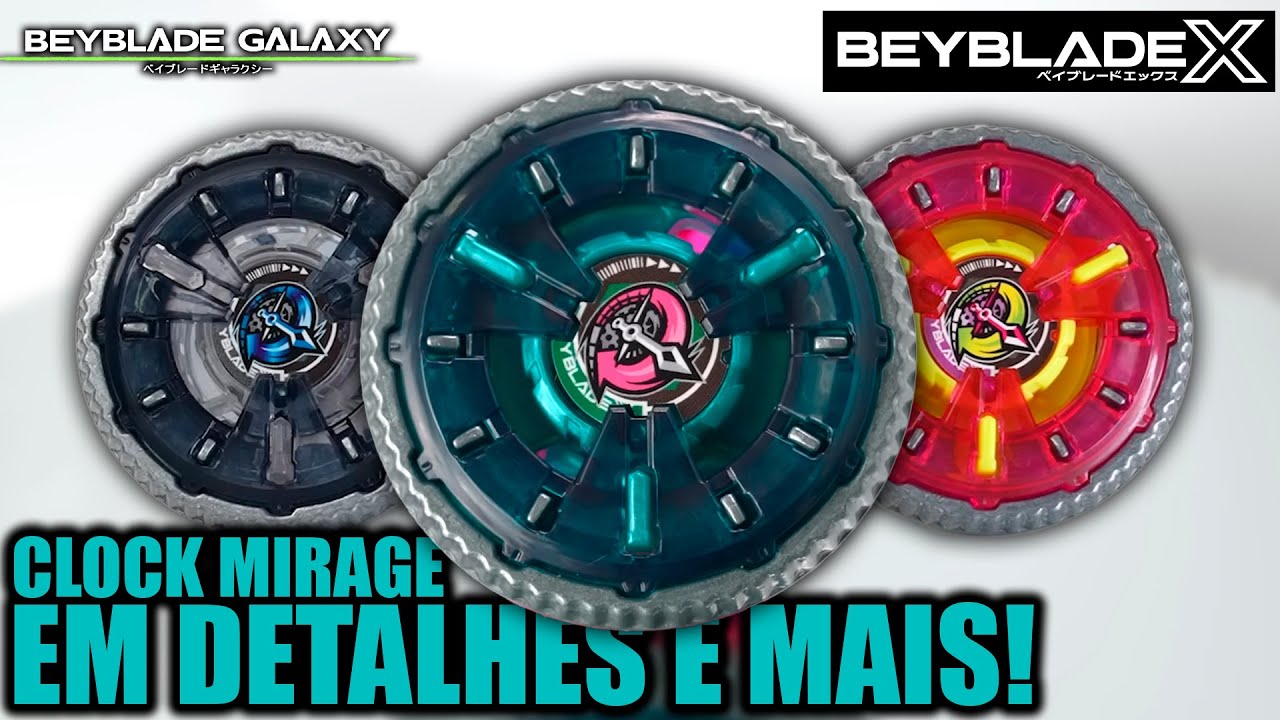 CLOCK MIRAGE em detalhes e MAIS novidades de Beyblade X da Hasbro - YouTube