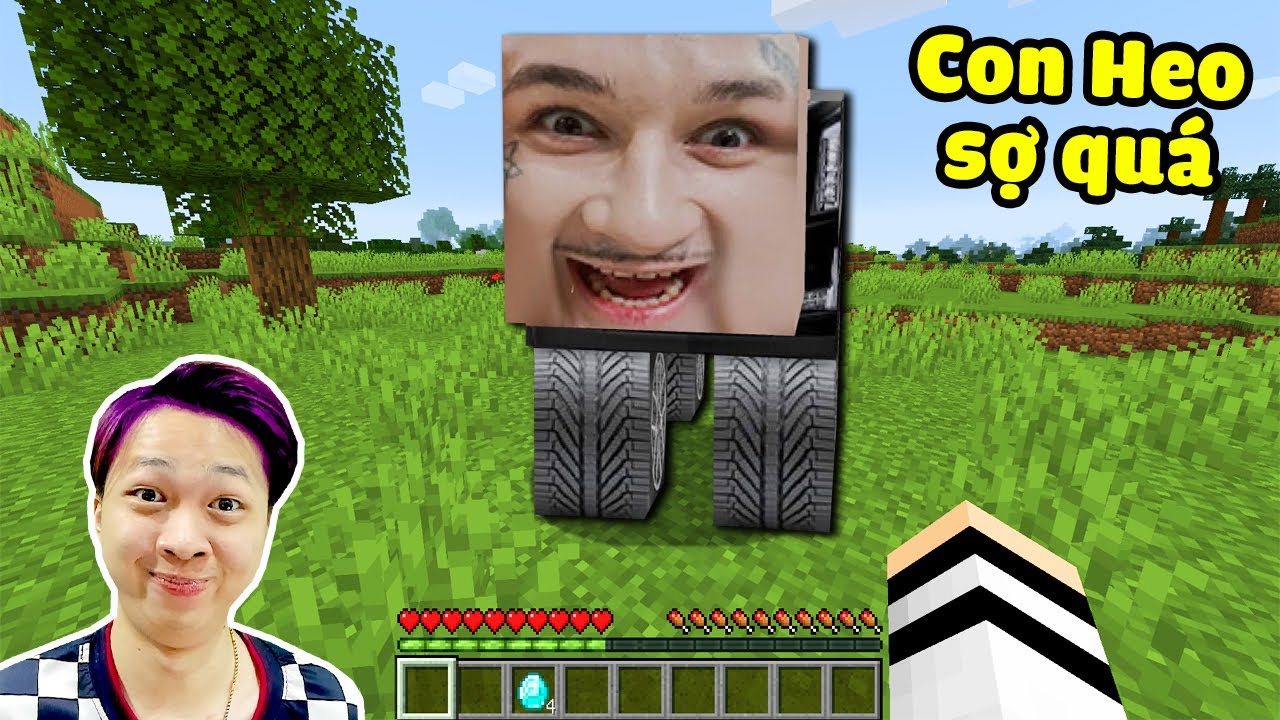 Vinh Dám Ăn Con Heo Lúc 100 Tỷ Năm Sau !! Nhìn Sợ Quá 😱 Minecraft THỬ ...