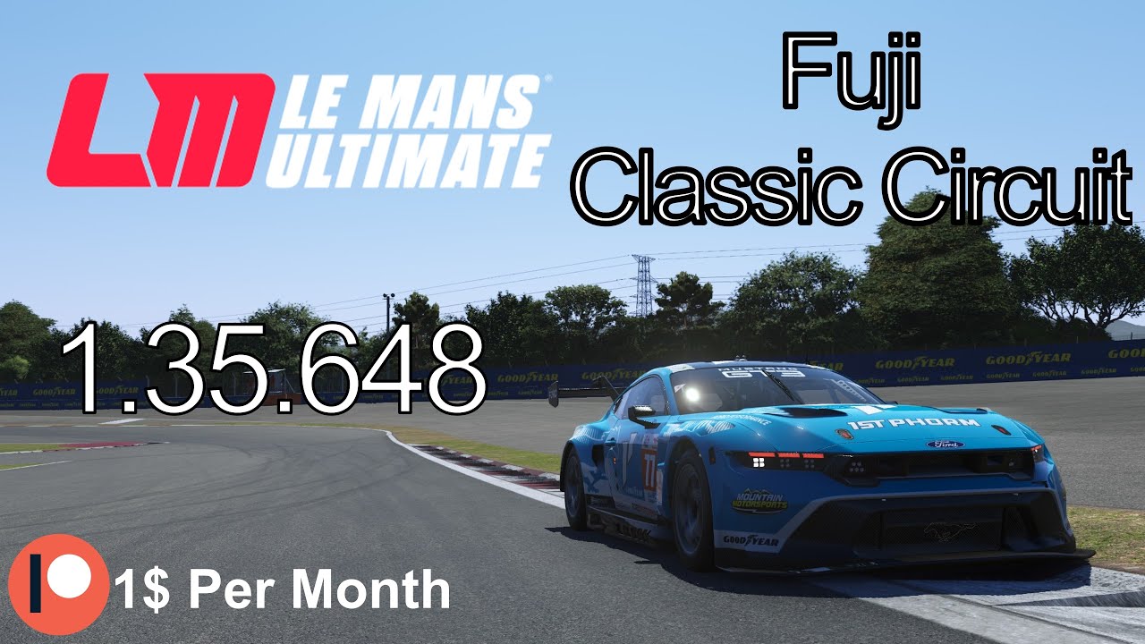Ford Mustang LMGT3 Fuji Classic Circuit [RM1] LMU Setup /1$ per month ...