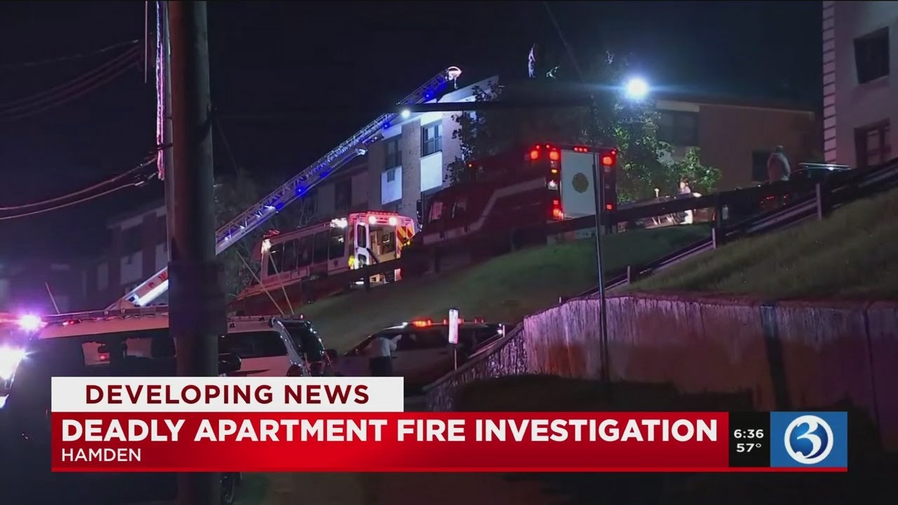 VIDEO: Investigators probe deadly Hamden fire - YouTube