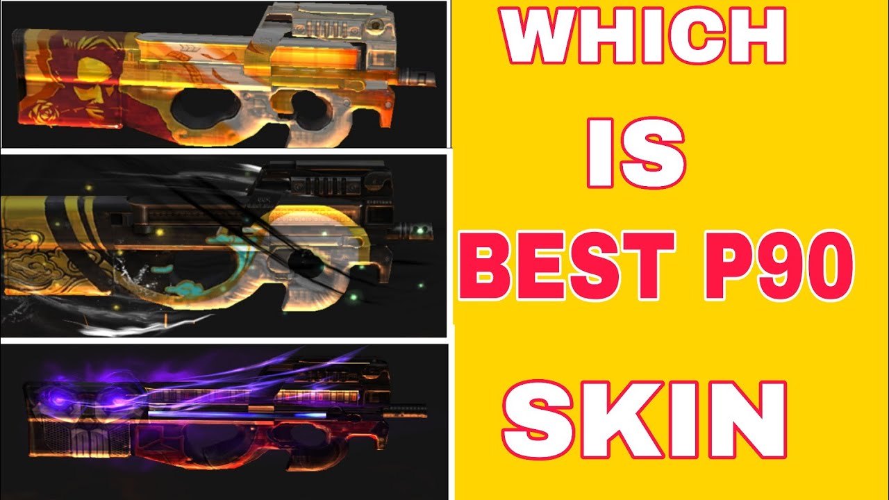 Best P90 Skin In Free Fire || Free Fire me Best P90 Skin Kon Si Hai ...