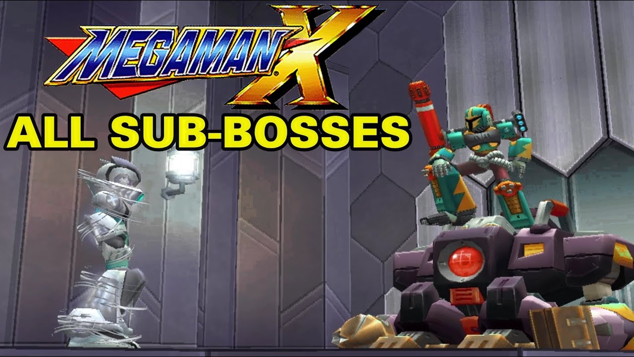 Mega Man X - All Sub-Bosses - YouTube