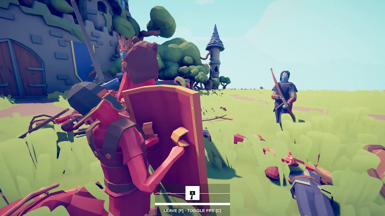 TABS | Me With 1 Jarl 3 Spear Thrower And 2 Squire Vs King Mini Army ...