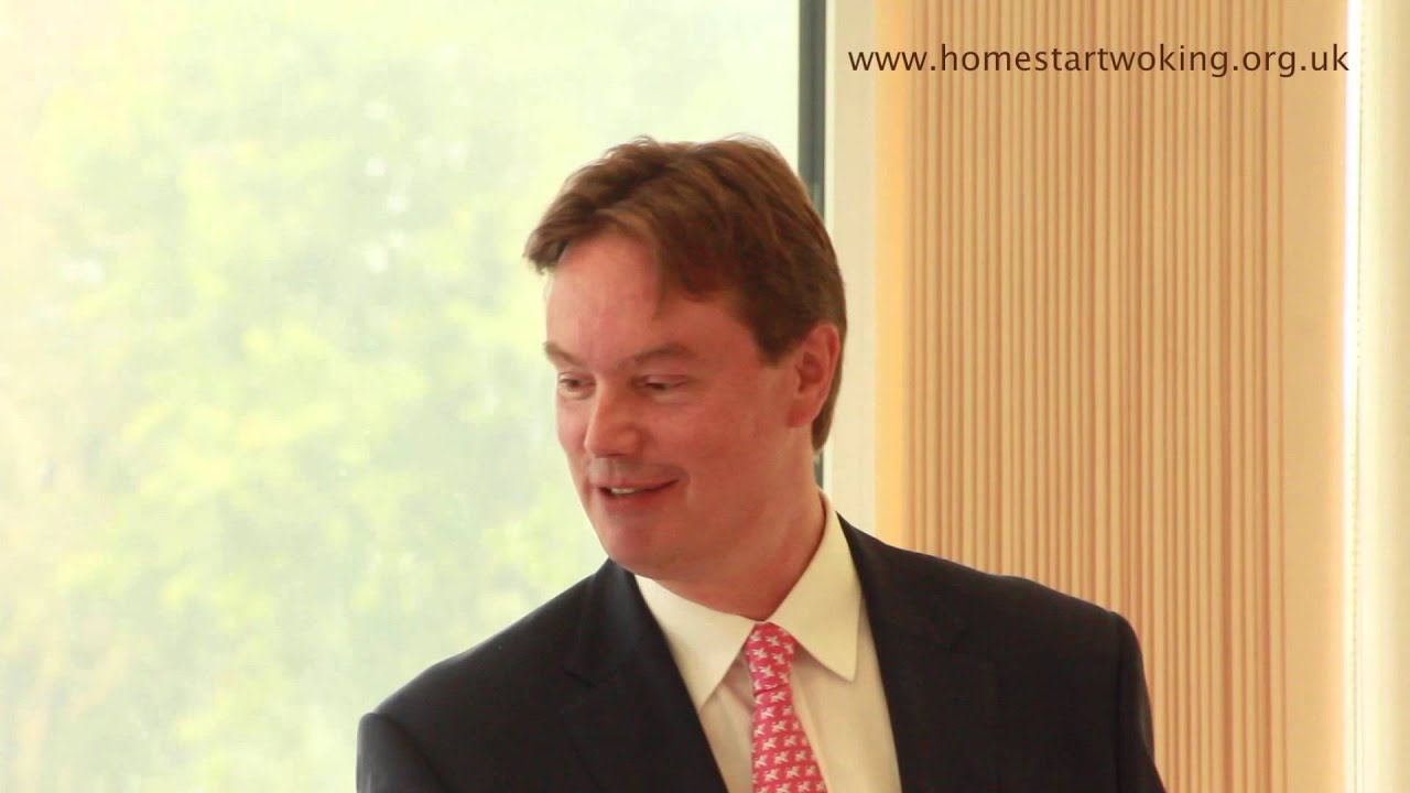 Jonathan Lord MP, Patron of Home-Start Woking, addresses the Annual ...