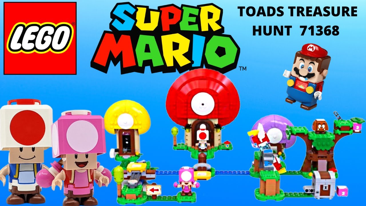 LEGO SUPER MARIO TOADS TREASURE HUNT 71368 EXPANSION SET - YouTube
