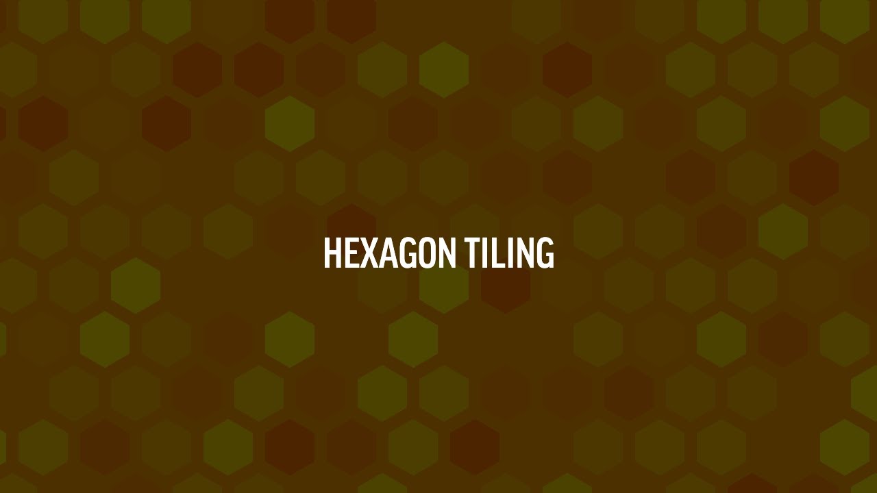 P5 Javascript Sketch - Hexagon Tiling - YouTube