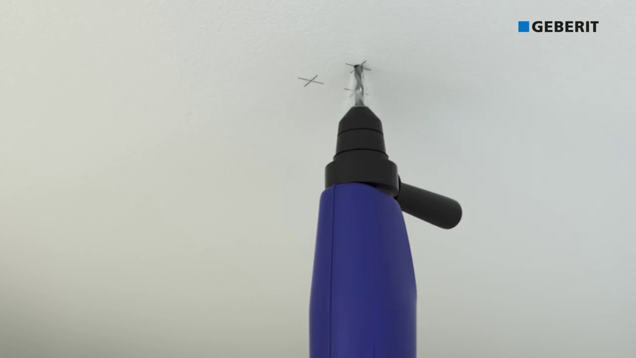 Geberit Pluvia Fastening System Installation - YouTube