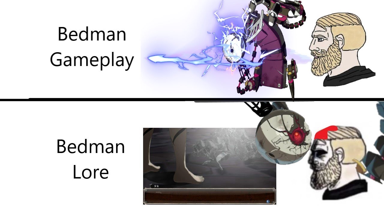 GGST Bedman Gameplay vs. Bedman Lore - YouTube
