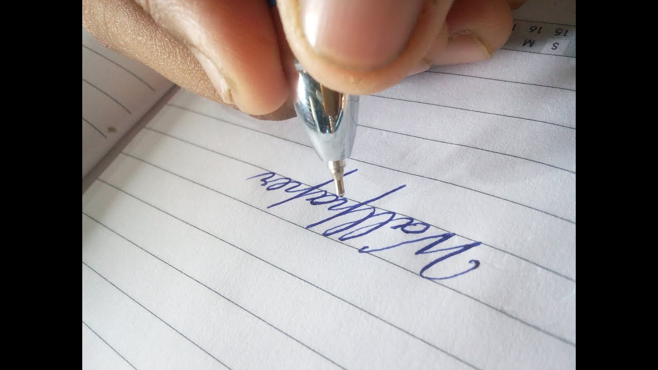Handwriting#Simple and easy writing #Ball pen #shorts - YouTube